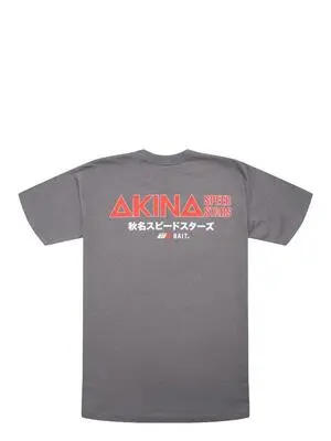 BAIT X Initial D Akina Speed Stars Tee Shirt - Grey/charcoal