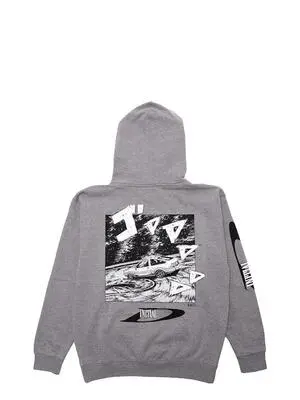 BAIT X Initial D Drift Design Hoodie - Gray