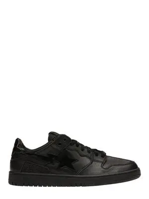 A BATHING APE Sk8 Sta Triple Patent Leather - Black