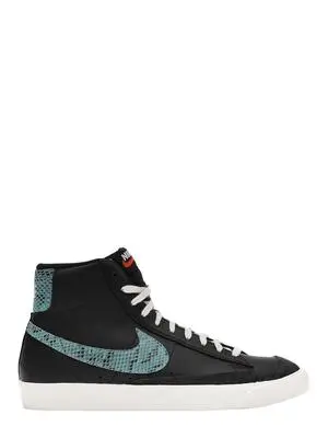 Nike Blazer Mid Vntg Snakeskin Sneakers - Black/light Aqua/sail