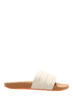 Adidas Adilette Premium Cork Slides - Beige/brown/orange