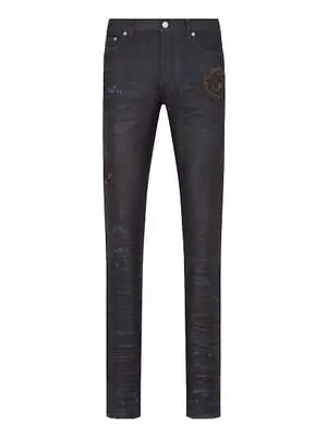 Dior X Cactus Jack Slim-fit Jeans - Blue