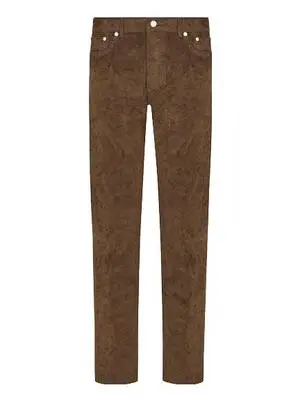 Dior X Cactus Jack Slim-fit Jeans - Mocha Brown