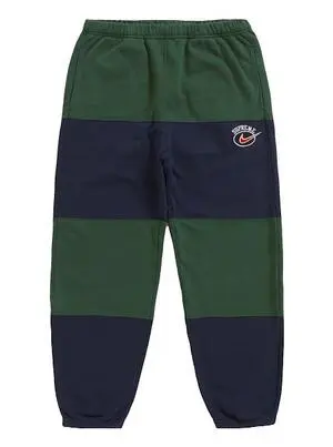Supreme Nike Stripe Sweatpant - Navy Blue