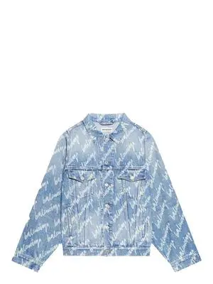 Balenciaga Denim Jacket - Blue White