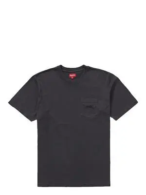 Supreme Overdyed Pocket Tee Shirt - Black