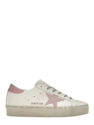 GOLDEN GOOSE Hi Star Sneakers - White/pink