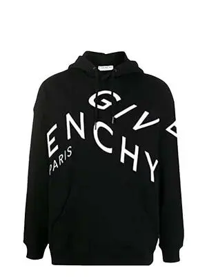 Givenchy Refracted Logo Hoodie - Black/white