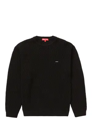Supreme Open Knit Small Box Sweater - Black