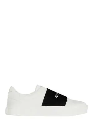 Givenchy City Sport Sneaker With Logo Strap - White/black