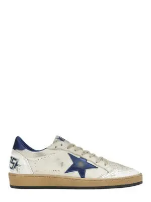 GOLDEN GOOSE Ball Star Low-top Sneakers - White/bluette