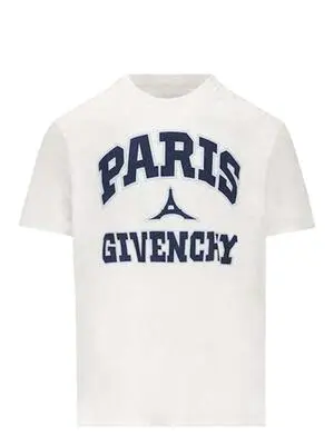 Givenchy Paris Logo Oversize T-shirt - White