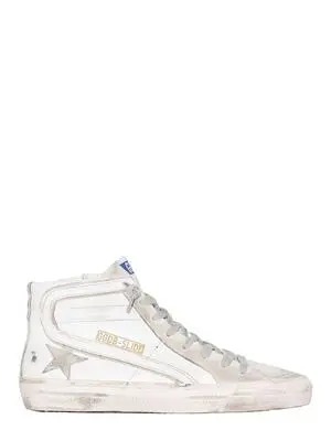 GOLDEN GOOSE Slide High-top Sneakers - White
