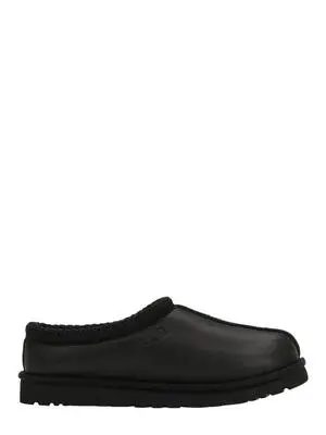 UGG Tasman Leather Slipper Black Tnl