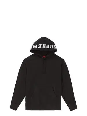 Supreme Paneled Hooded Sweatshirt - Black