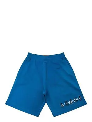 Givenchy 4g Reaper Reverse Logo Bermuda Shorts - Blue