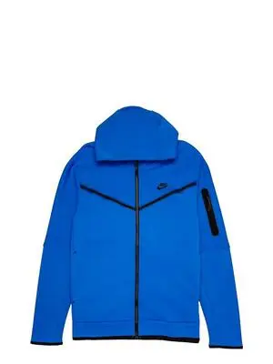 Nike Hooded Sportswear Tech Fleece Fullzip Hoodie - Signal Blue/black