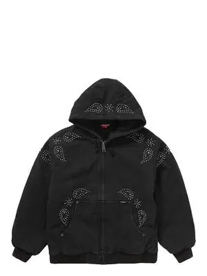Supreme Paisley Studded Work Jacket - Black