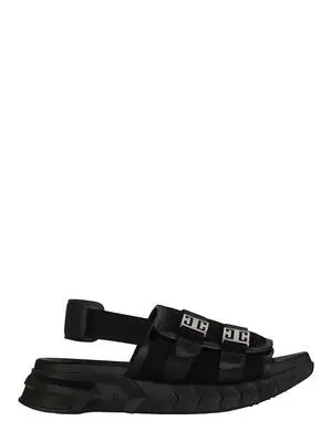 Givenchy Marshmallow Suede Leather Sandals - Black
