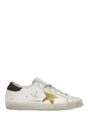 GOLDEN GOOSE Superstar Star Sneakers - White/gold