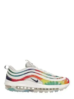Nike Air Max 97 Golf Tie Dye Sneakers Summit White/lemon Venom/indigo Fog