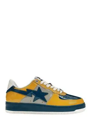 A BATHING APE A Bathing Ape Bape Sta Nostalgic Sneakers Blue/yellow/white
