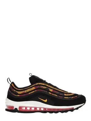 Nike Air Max 97 Floral Sneakers Black/university Gold/sail