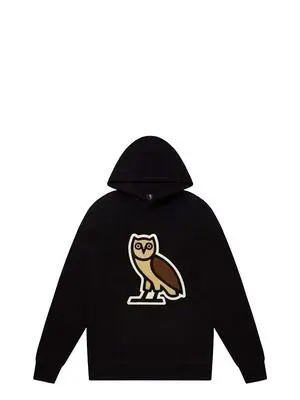OVO Chenille Bubble Owl Hoodie - Black
