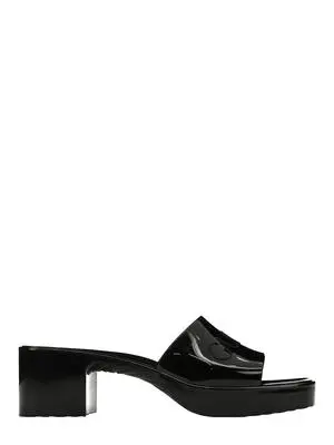 Gucci 60mm Rubber Slide Sandal - Black
