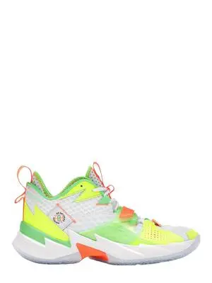 JORDAN Jordan Why Not Zer0.3 Basketball Shoes White/green/orange