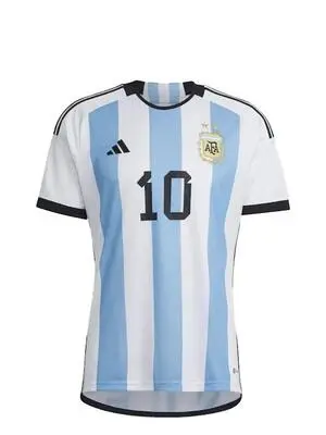 Adidas Argentina 22 Messi Home Jersey - White/light Blue