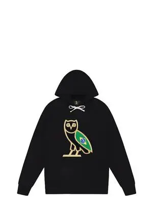 OVO Brazil Og Owl Hooded Sweatshirt - Black