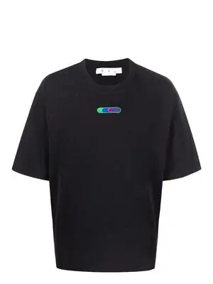 Off-White Weed Arrows Oversized T-shirt - Black/green
