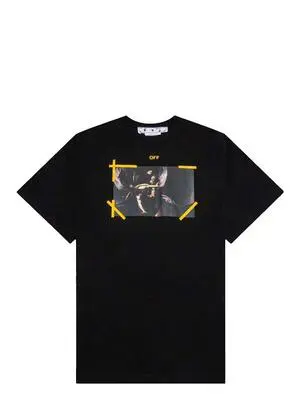 Off-White Off Off Arrow Carav Mercy Skat Short Sleeve Tee Shirtin - Black/white