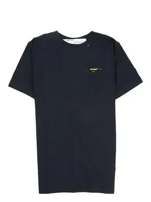Off-White Acrylic Arrows Short Sleeve T-shirt - Black/yellow