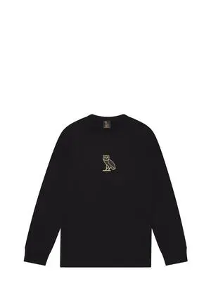OVO Classic Owl Crewneck Sweatshirt - Black
