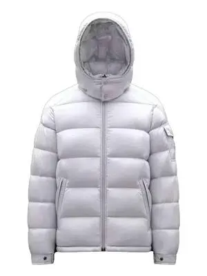 Moncler Maya Short Down Jacket Optical White