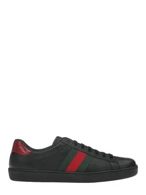 Gucci Ace Low-top Sneakers - Black