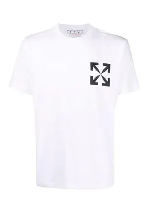 Off-White Off Arrows Print T-shirt - White/black