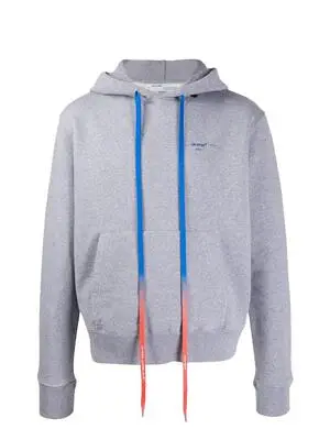 Off-White Off-White Acrylic Arrows Hoodie Grey/blue