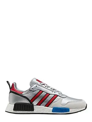 Adidas Rising Star X R1 Never Made Pack Sneakers - Silver Metallic/collegiate Red/footwear White