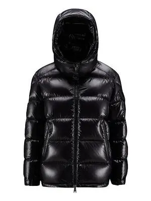 Moncler Maire Short Down Jacket Glossy Black