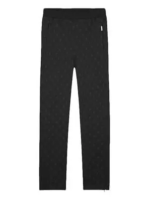 REPRESENT Intarsia Initial Sweatpants - Off Black