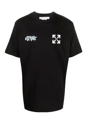 Off-White 90's Liquid Slim T-shirt - Black