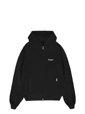 REPRESENT Owners Club Zip Hoodie - Black