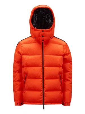 Moncler Moncler X Adidas Originals Alpbach Short Down Jacket Orange