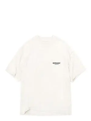 REPRESENT Owner's Club T-shirt Flat White/black