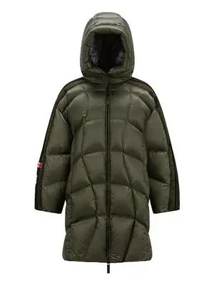 Moncler X Adidas Originals Bonneval Long Down Jacket - Dark Green