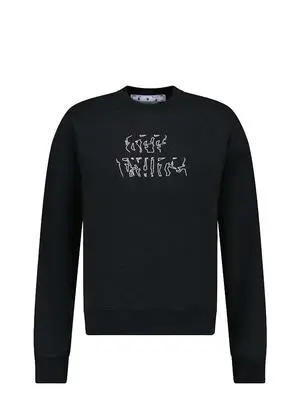 Off-White Arrow Print Sweatshirt - Black