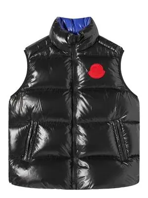 Moncler Sumido Down Gilet - Black/blue/red
